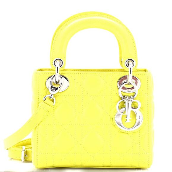 Dior | Bags | Christian Dior Lady Dior Bag Cannage Quilt Lambskin Mini ...